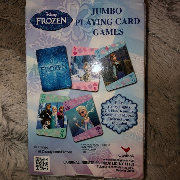 Disney | Other | Disney Frozen Jumbo Playing Card Games | Poshmark